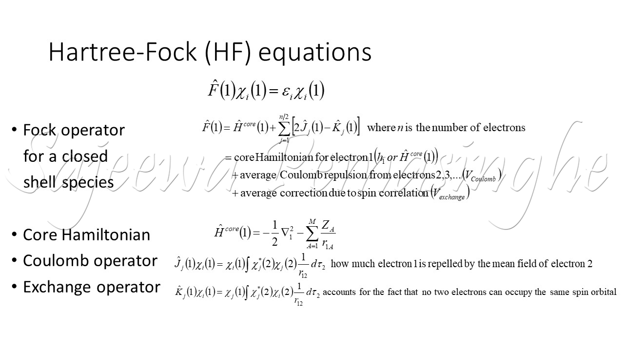 Hartree Fock approximation - Sajeewa Pemasinghe