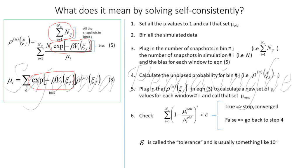 Umbrella Sampling And Weighted Histogram Analysis Method WHAM Umbrella Sampling And Weighted Histogram Analysis Method WHAM